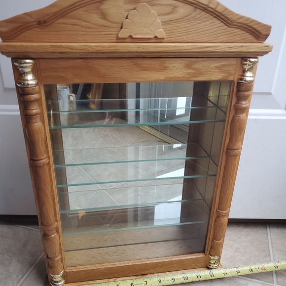 no brand | Wall Decor | Glass And Mirrored Wall Display Case | Poshmark